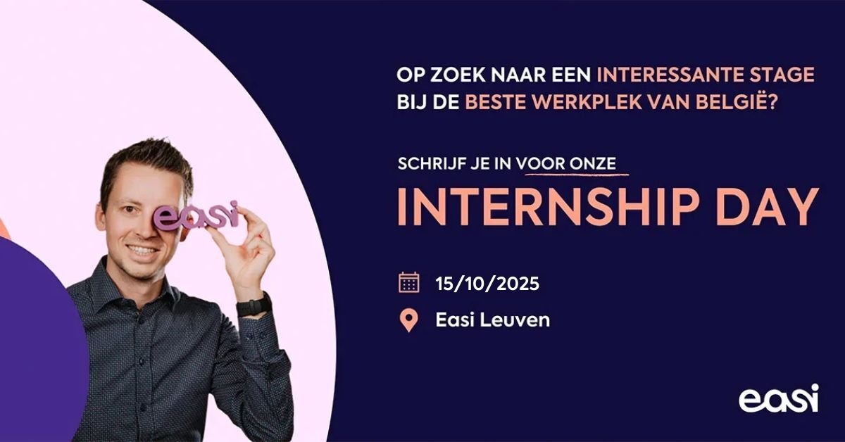 Easi Internship Day (NL) - 15 oktober 2025